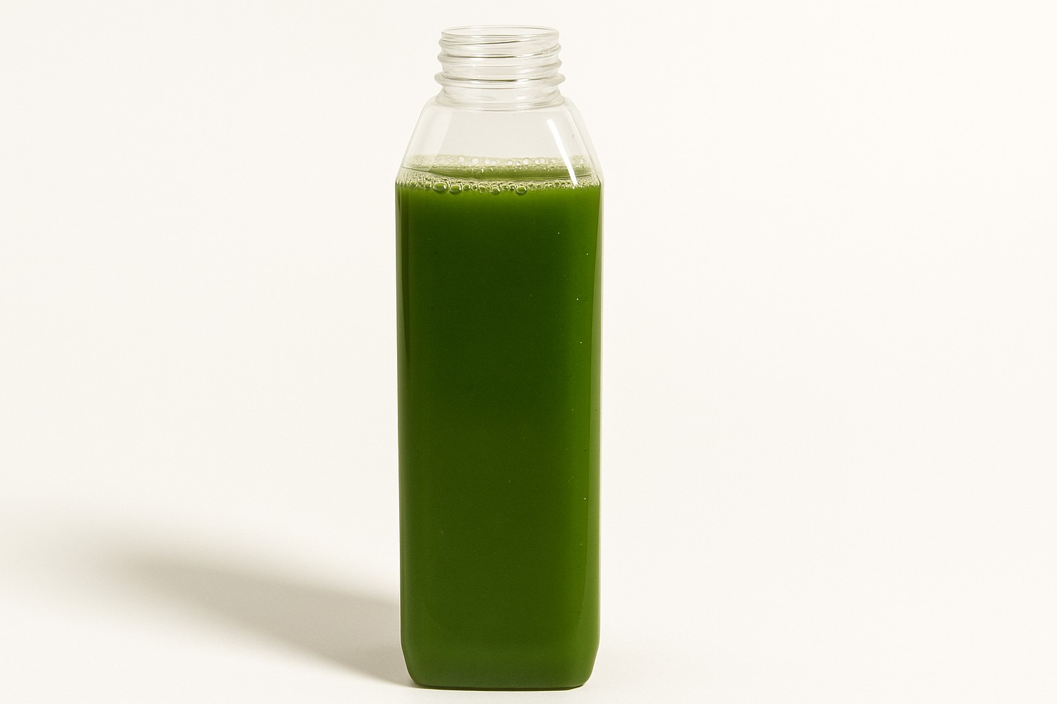 32 oz Clear PET Square Beverage Bottle Porter Bottle Company